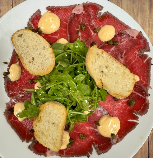 beef carpaccio raw